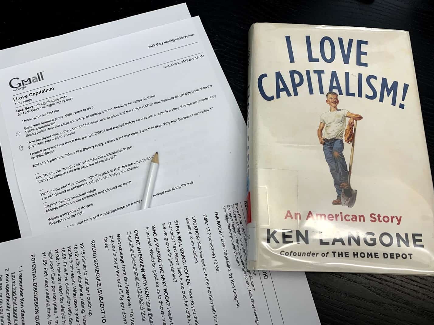 I Love Capitalism by Ken Langone: Book Summary — Book Club Discussion