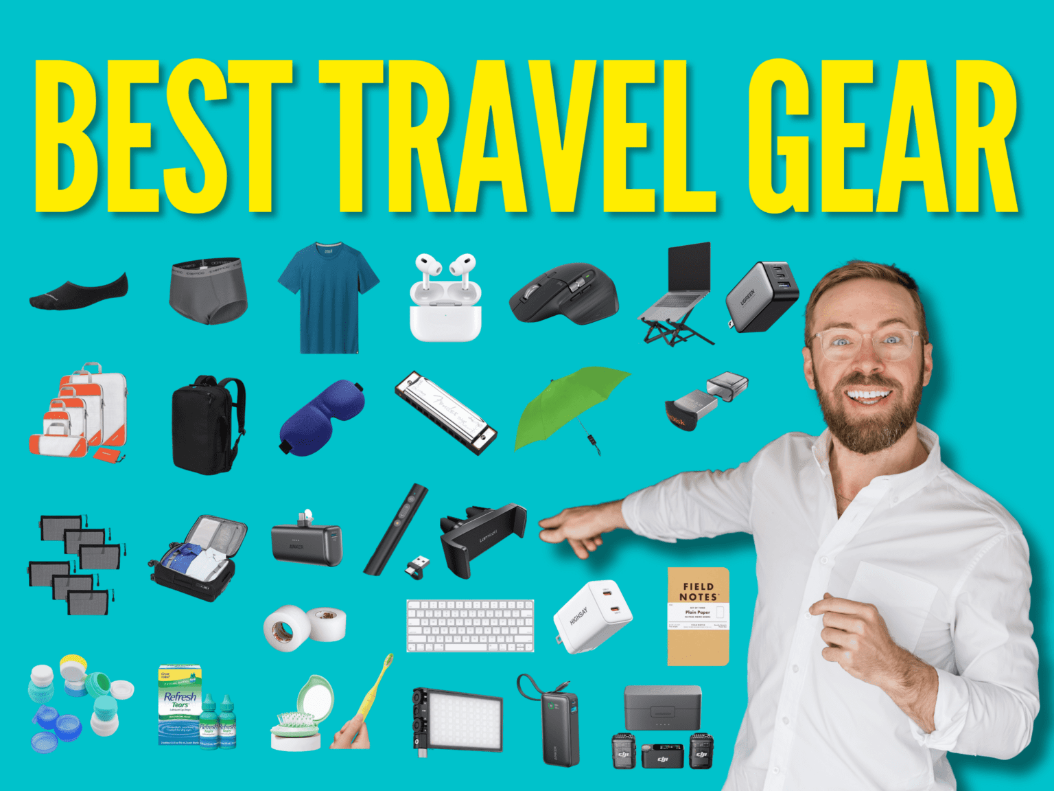 39 Best Travel Items: Gear, Gadgets, Toiletries, and Tech (2024)